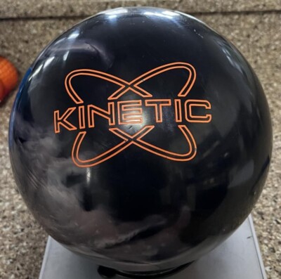 USED Track Kinetic Pearl Reactive Bowling Ball, Black Ice, 15 LB (SB ...