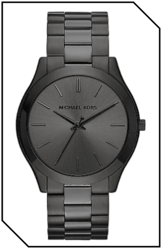 New Michael Kors MK8507 Oversized Slim Runway Men'S Watch, Black ...