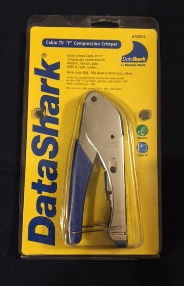 DataShark Cable TV "F" Compression Crimper NIP | eBay