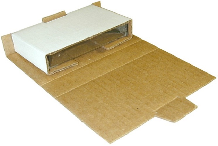 (50) CABC01 White Cardboard Single Cassette Boxes Mailers Shipping ...