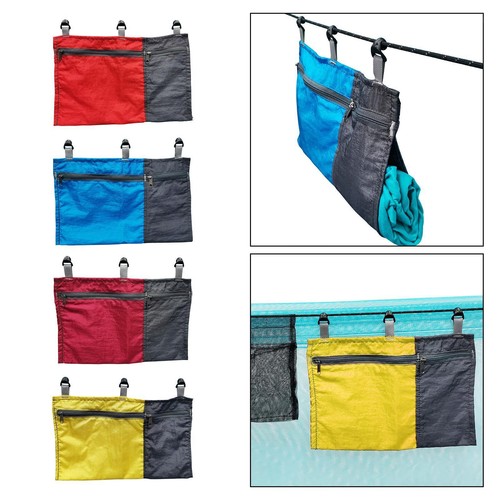 Hammock Organizer Hanging Lightweight Durable 5 Pockets Dangling Pouch ...