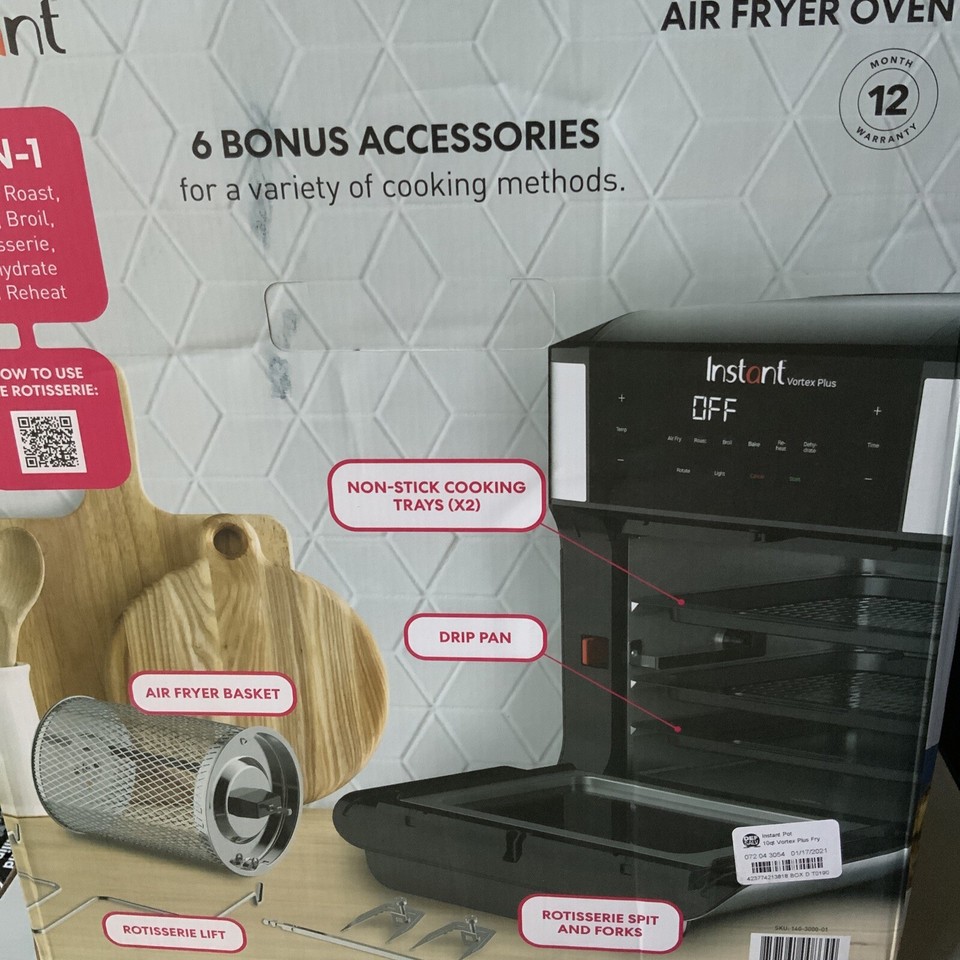 📀 Instant Vortex Plus 7-in-1 Digital Air Fryer Oven(10 Quart)🆕AS SHOWN ...