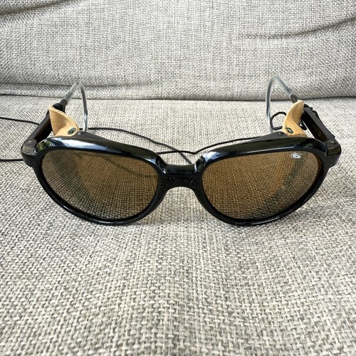 Vintage Bolle Glacier Sunglasses Climbing Mountaineering Shield Ski ...
