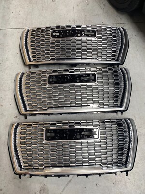 Galvanized Silver Front Grille - GM (84835783) Yukon Denali grille | eBay
