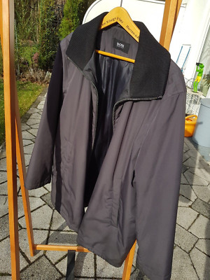 BOSS Jacke Anorak antrazitgrau mit Reißverschluß | eBay.de