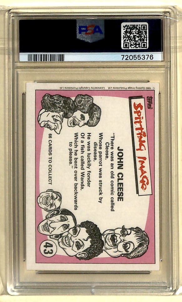 1990 Topps Spitting Image John Cleese PSA 6 #43 | eBay