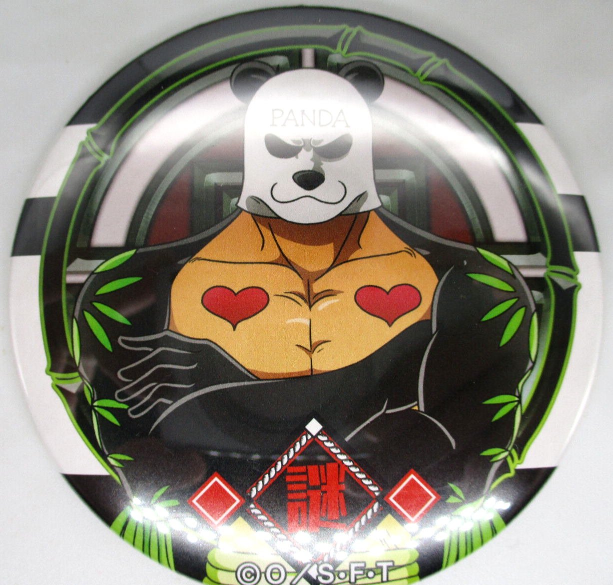 Pandaman Can Badge Button One Piece Mugiwara store Yakara WORLD 24 2022 ...