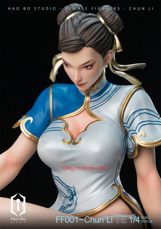 HaoBo Studio FF001 1/4 Street Fighter Chun-Li Resin Painted Statue In Stock | eBay