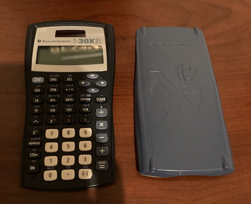 Texas Instruments calculator TI-30X-IIS Navy Blue Tested Works | eBay