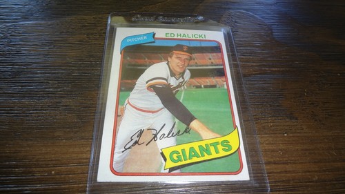1980 TOPPS #217 ED HALICKI BASEBALL CARD | eBay