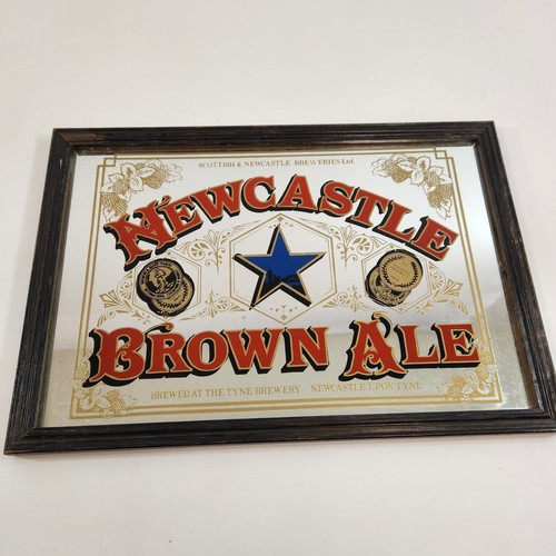 Newcastle Brown Ale Beer Mirror Vintage Scotland Tyne 9x13" Brewery ...