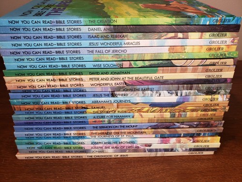 1983 Grolier Now You Can Read Bible Stories Lot of 24 Hardcovers LIKE ...