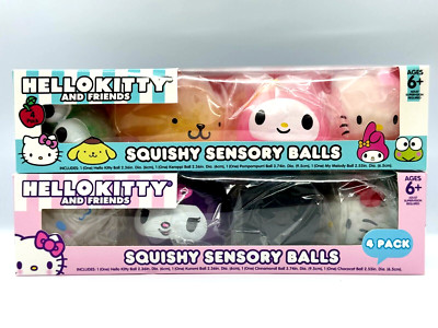 Sanrio Hello Kitty & Friends Squishy Bead Sensory Balls Fidget Toy 8 ...