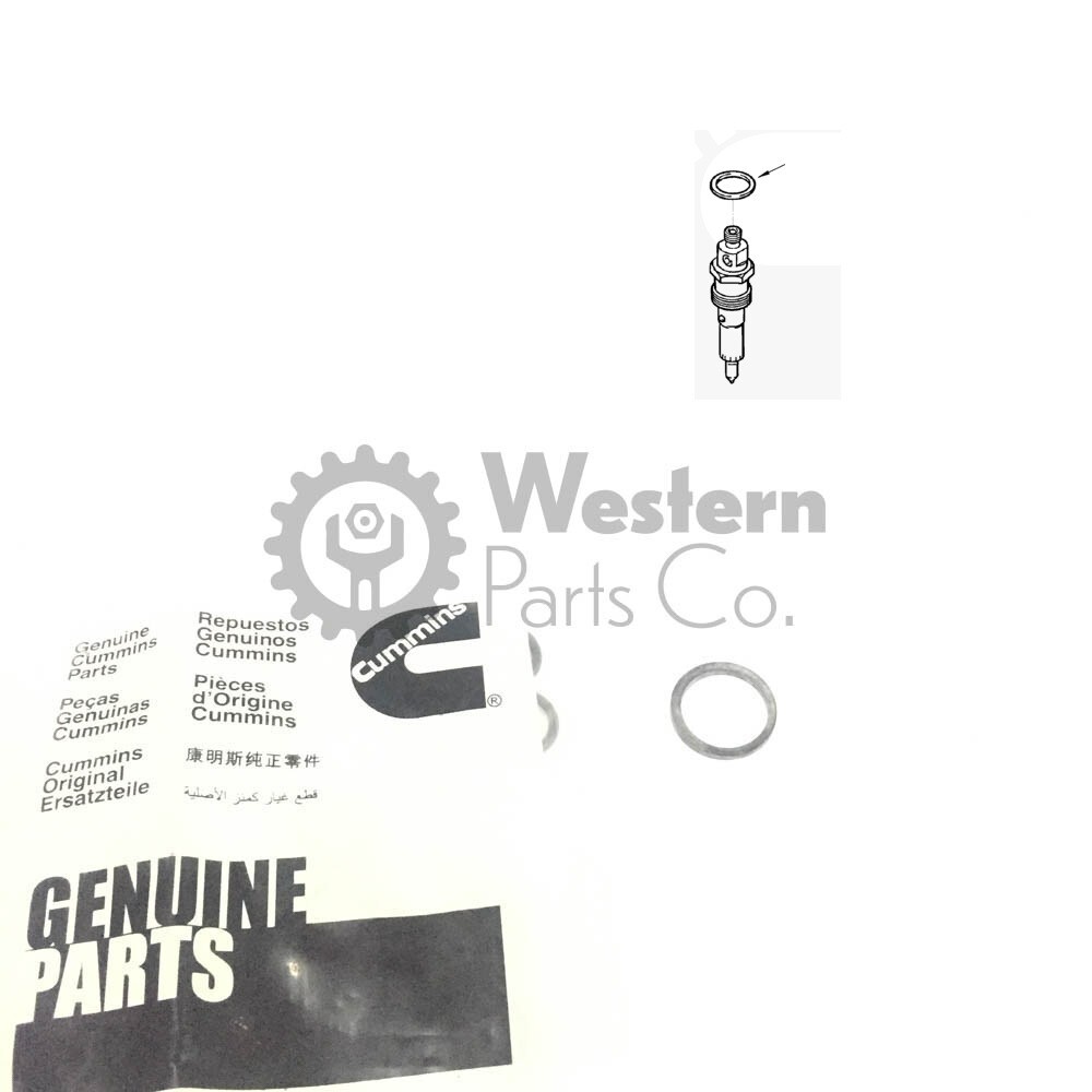 Original Seal O ring for Injector Cummins 4bt/6bt 12v- 3909356 (pack of ...