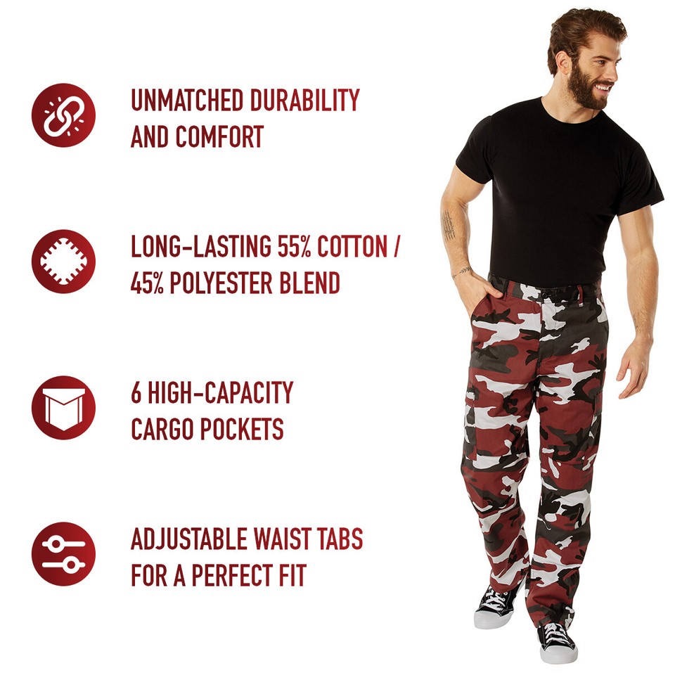 Military BDU Pants - Army Cargo Fatigue Camouflage Camo | eBay