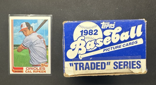 1982 Topps Traded Series Baseball Complete Set 1-132 Cal Ripken Jr nmt ...
