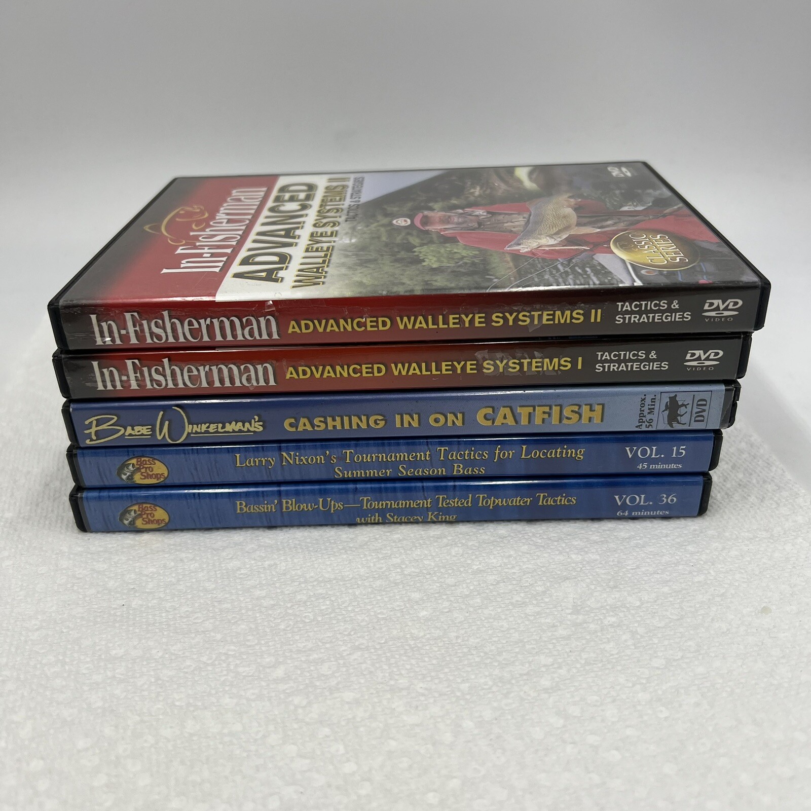 In-Fisherman Advanced Walleye Systems 1 & 2, Outdoor Bass, & Catfish ...