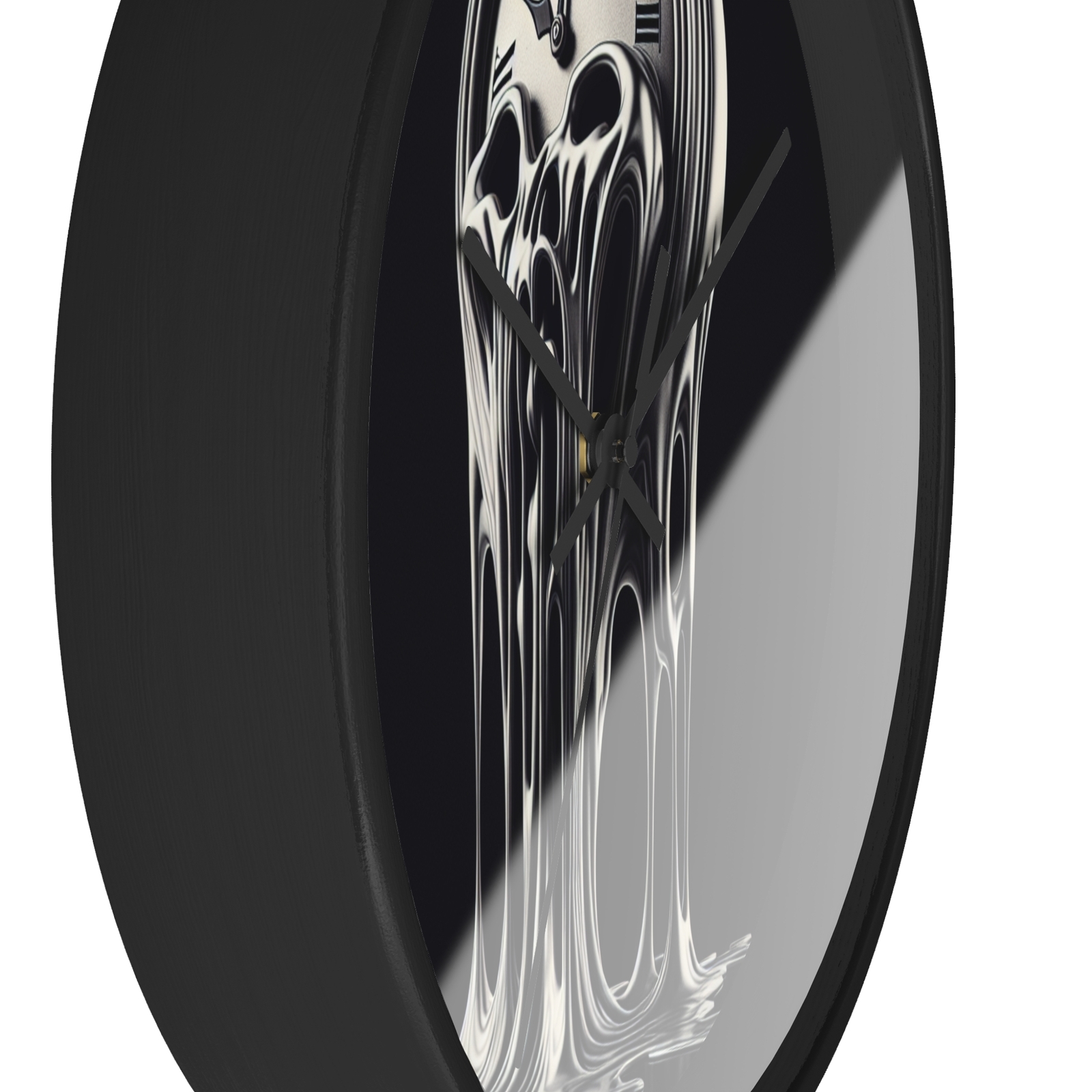 Home Decor Wall Clock Surreal Melting Clock Art Deco Elegance ...