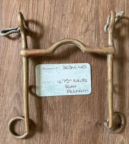 4.75” Never Rust Pelham English Saddleseat Vintage Horse Bit | eBay