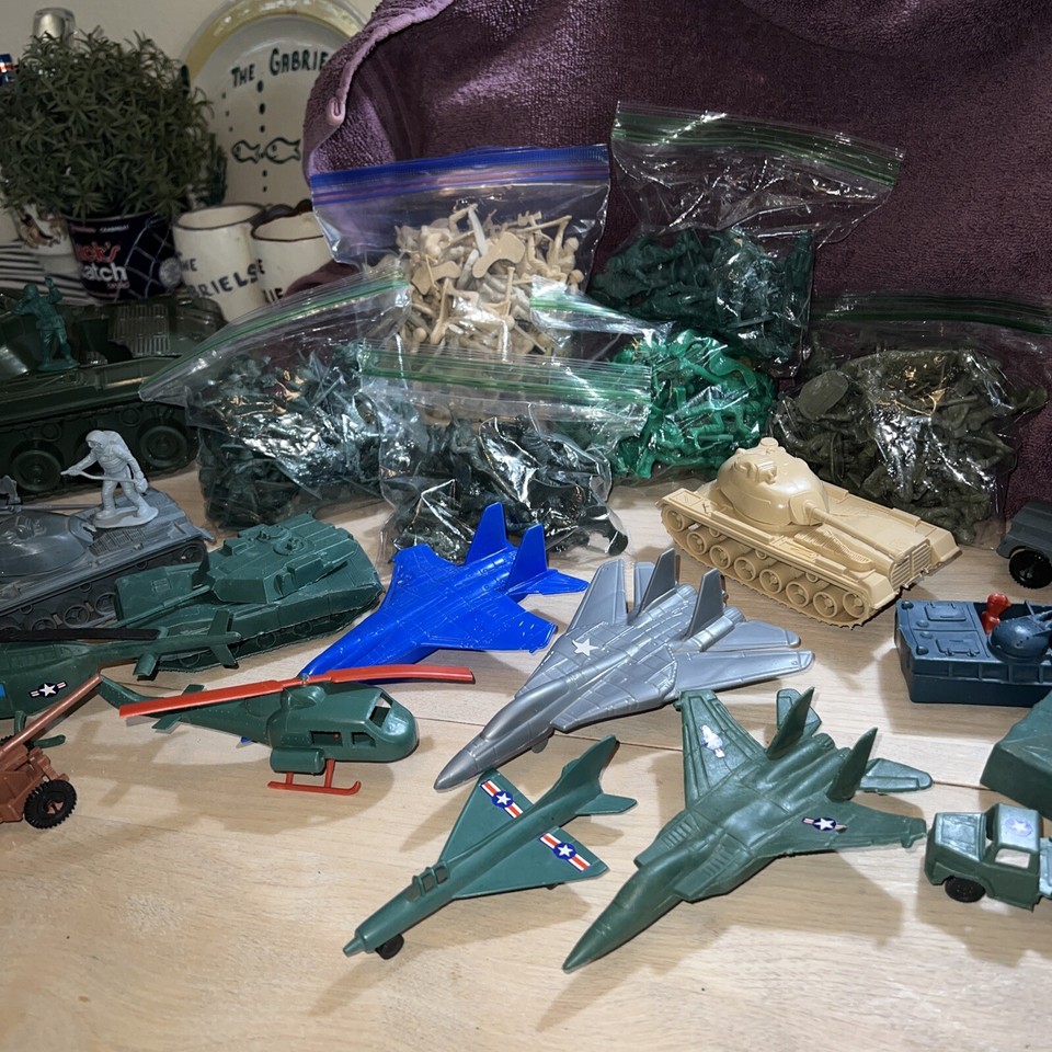 Vintage Processed Plastics Co. Military Toy Huge Lot As Is Some Pieces ...