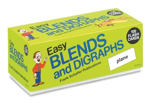EASY BLENDS AND DIGRAPHS (PHONICS FLASH CARDS) By School Specialty ...