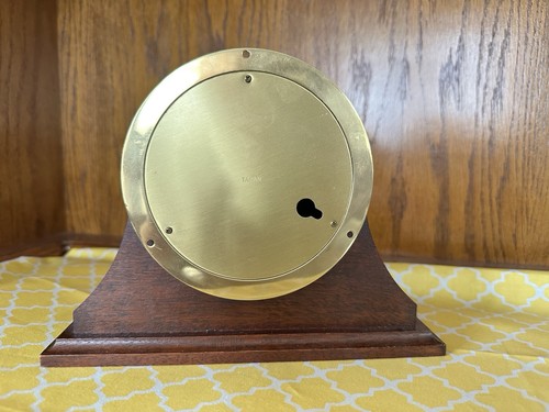 Vintage Hampton Quartz Nautical Mantel Clock With Stand | eBay
