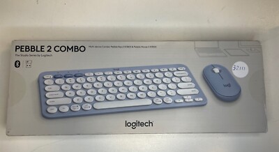 Logitech Pebble 2 Combo Keyboard and Mouse Blue (920-012190) - New ...
