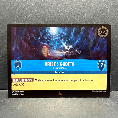 2024 DISNEY LORCANA URSULA'S RETURN ARIEL'S GROTTO 169/204 (FOIL) RARE ...
