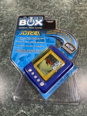 2004 Mattel Juice Box Personal Media Player Music Video MP3 - BLUE ...