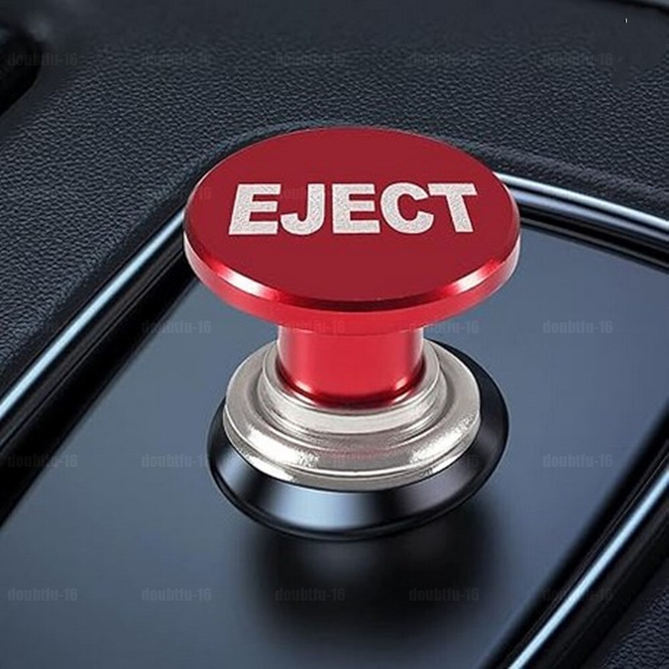 1x 12V EJECT Push Button Cigarette Lighter Button Red Car Interior ...