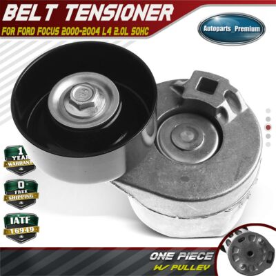 Belt Tensioner Assembly w/ Pulley for Ford Focus 2000-2004 L4 2.0L ...