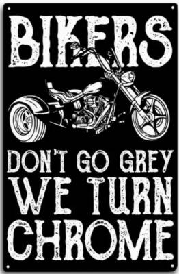 Vintage Retro Style Bikers Metal Sign Harley Davidson Biker Sign | eBay