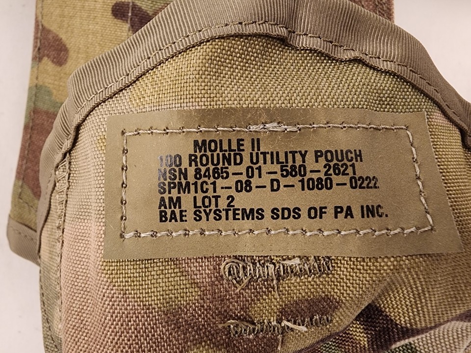 NEW - 4 Piece Complete Saw Gunners Kit USGI Military MOLLE OCP Multicam ...