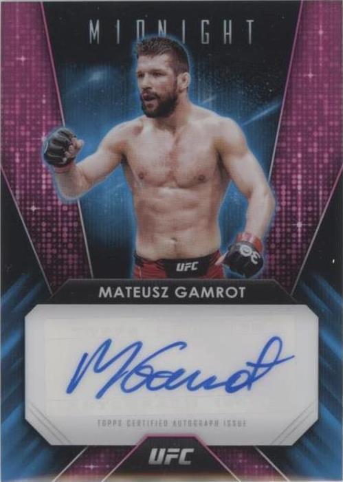 2024 Topps Midnight UFC - Glimmer Graphs Mateusz Gamrot #GG-MGT (AU ...