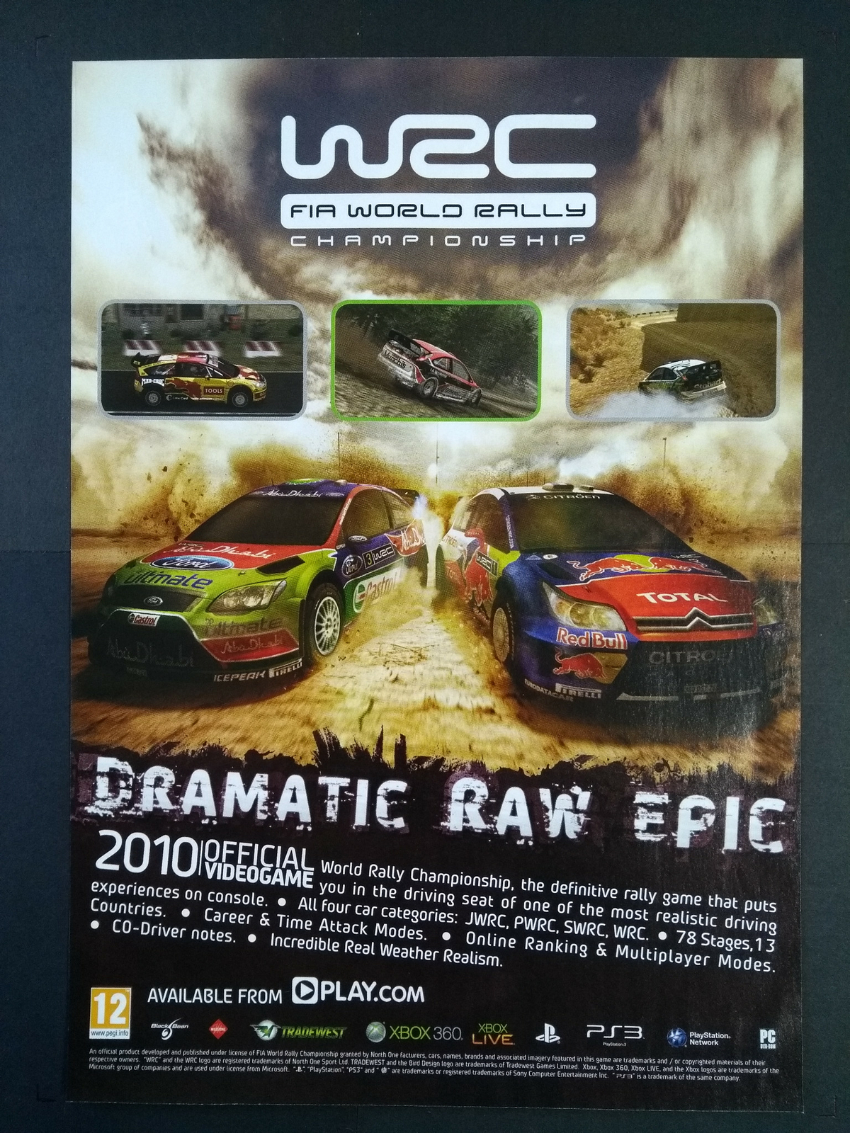 W2C Fia World Rally Championship 2010 - Video Game - Magazine Advert # ...