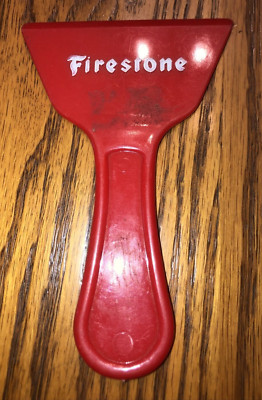 vintage Firestone Tires Advertising Ice Scraper South Bend Indiana | eBay