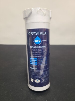 Crystala Refrigerator Water Filter Replacement Filter Model CF9 New ...