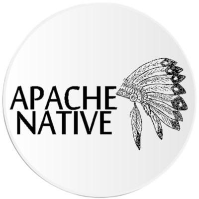 Apache Native - 100 Pack Circle Stickers 3 Inch - American Indian Tribe ...