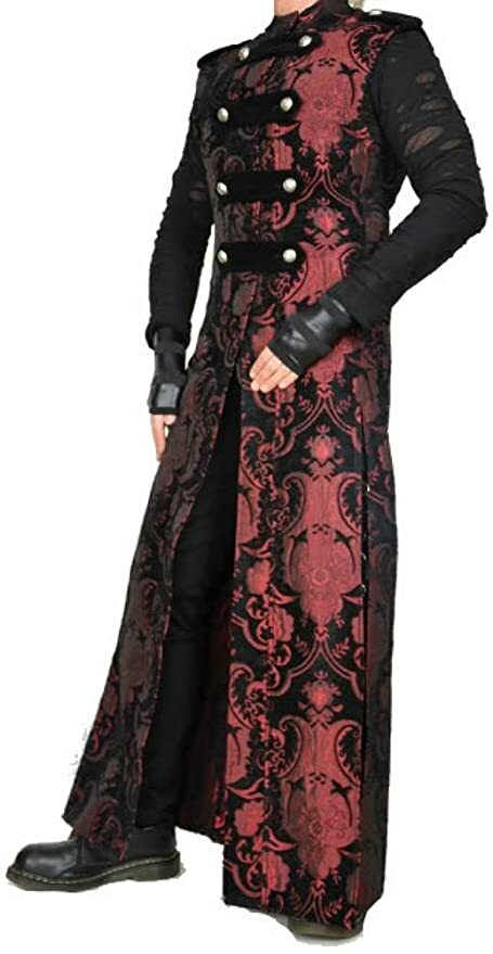 SHRINE HELLRAISER VICTORIAN RETRO PIRATE GOTHIC STEAMPUNK MEDIEVAL COAT ...