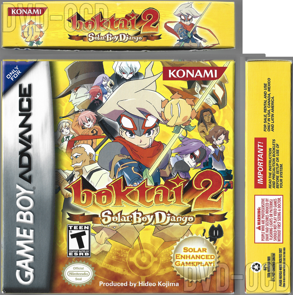 Boktai 2: Solar Boy Django - Nintendo Game Boy Advance (Complete ...