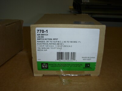 HVAC Parts - Sail Switch