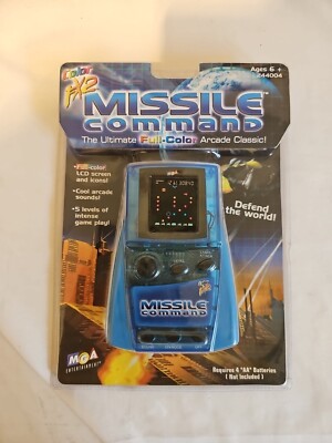 Missile Command Blue Color FX2 Handheld Arcade Game 2000 MGA ...