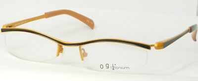 Ogi Titanium MOD 5409 1112 BLACK /ORANGE EYEGLASSES GLASSES 51-19-140mm ...