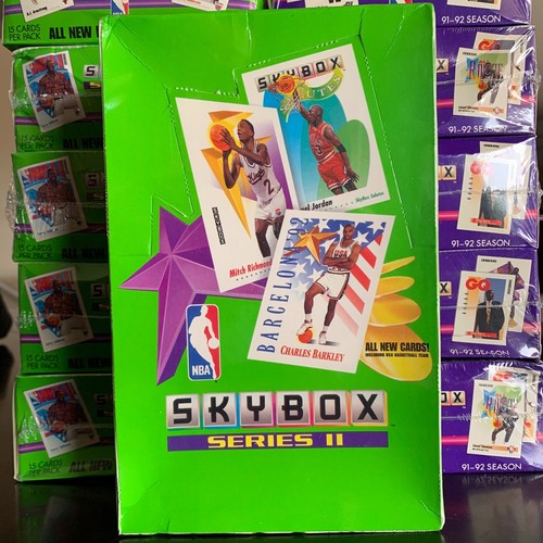 1991-92 Skybox series 2 basketball FACTORY SEALED boxes Michael Jordan ...