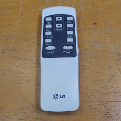 LG Fan Remote Temperature With Timer - White Pre-owned Tested Working ...