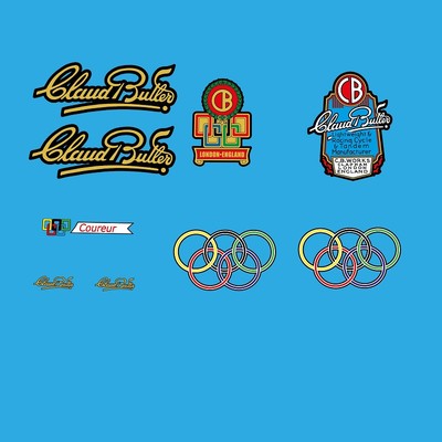 Claud Butler Coureur Bicycle Decals, Transfers, Stickers n.20 | eBay UK