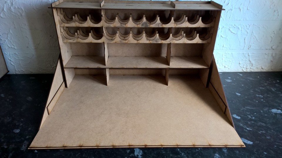 large paint station, model work airfix vallejo paint rack stand citadel ...