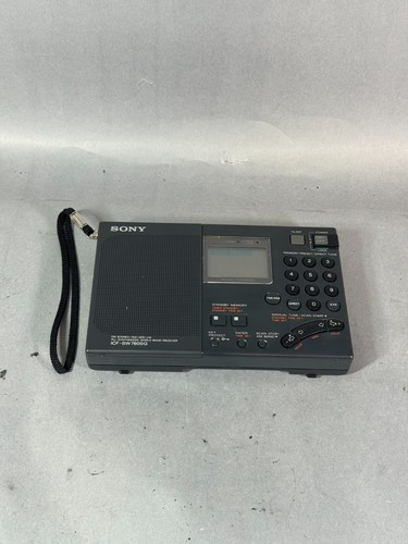 Radio Portable Sony ICF-SW7600G Tuner AM/FM/SW/SSB - No Battery Cover ...