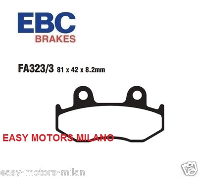 FA323/3 EBC Paire Plaquette de Frein Arrière Kawasaki Sc Epsilon 250 Cc ...