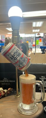 bud light pouring lamp in working order | eBay